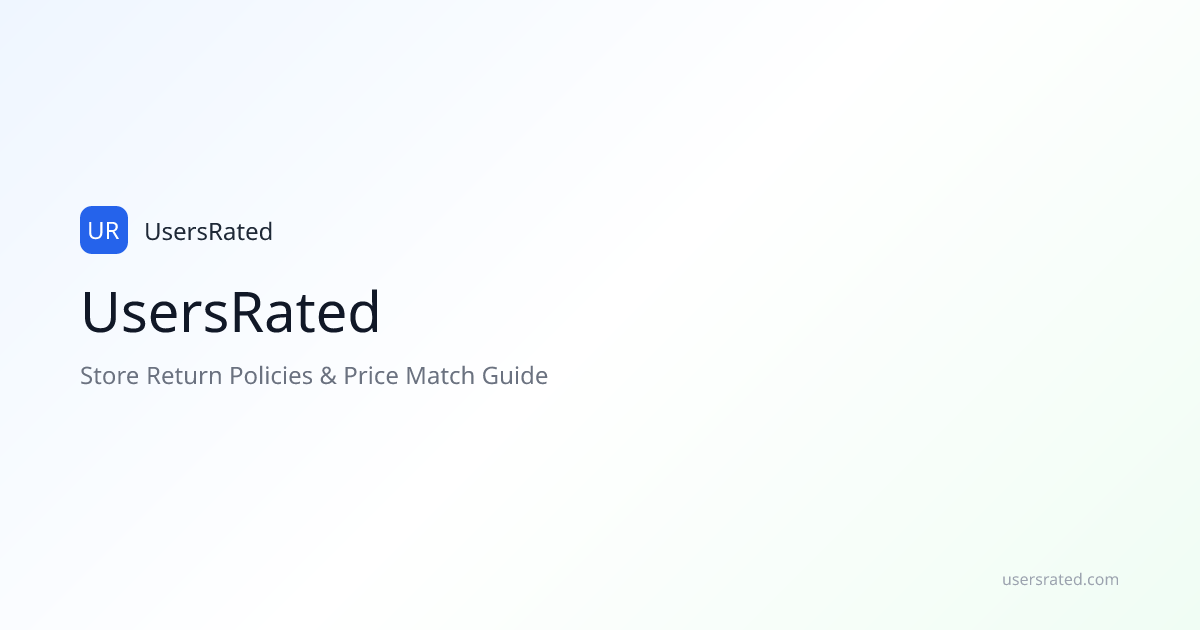 Walmart Return Policy No Receipt (2026): Full Guide | UsersRated